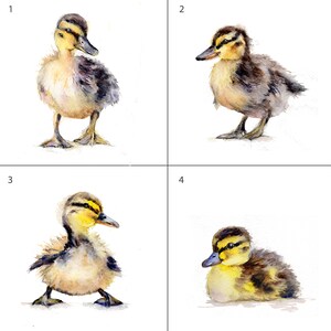 Personalised Family Duck Print, Family Names Print, Duck Gift for ...