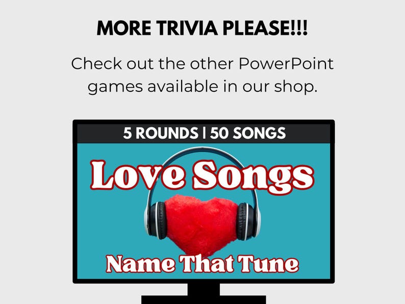 Decades Name That Tune Powerpoint Game: Music Trivia (digital Download ...