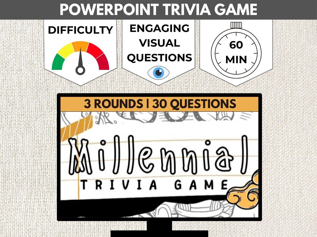 2000s Nostalgia Trivia Powerpoint Game for Adults | 40th Birthday ...