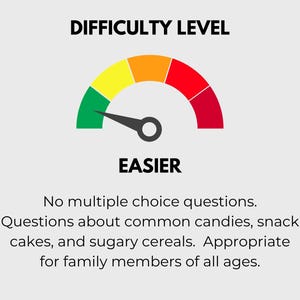 JUNK FOOD TRIVIA Powerpoint Game | Candy Digital Slideshow Game | Cake ...