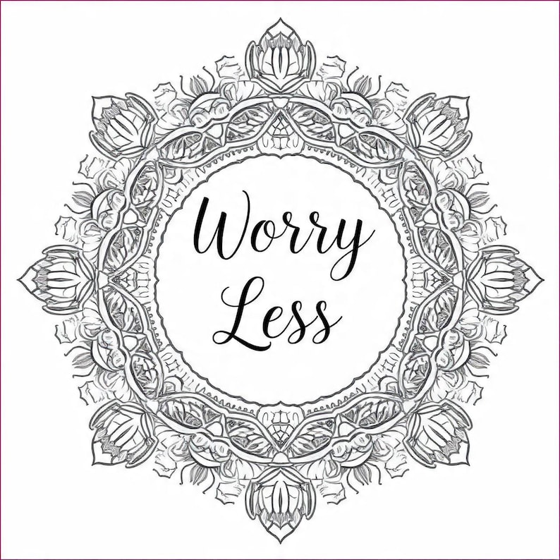 Motivational Mandala Coloring Book for Adults | 40 Coloring Pages PDF ...