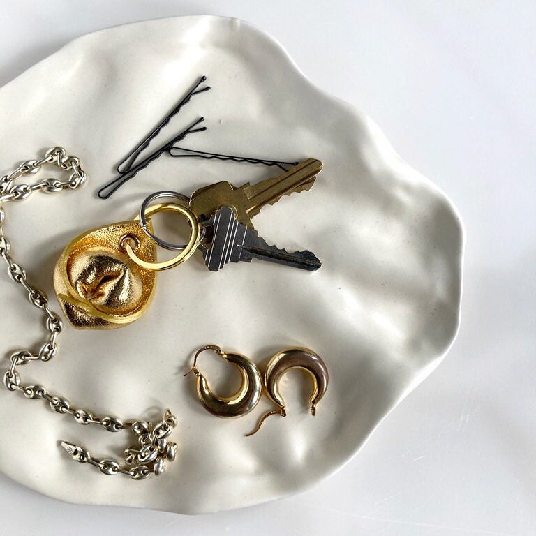 Pasta Keychain Tortellini in Gold, Leather Pasta Key Ring, Food ...