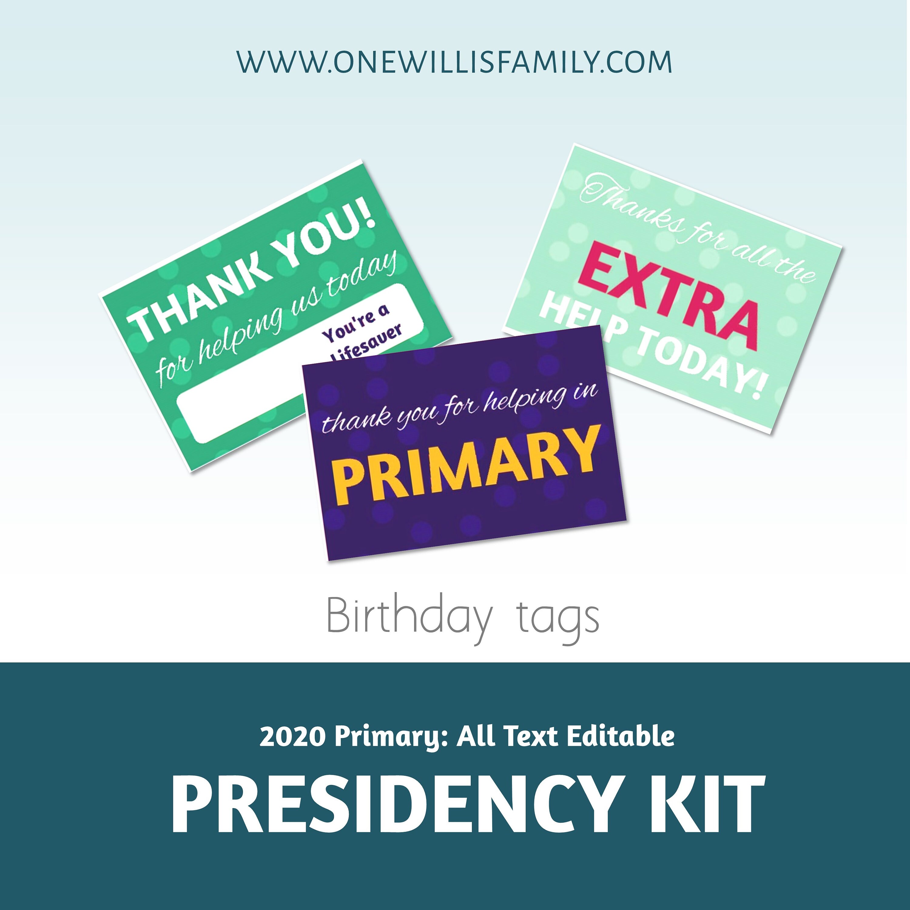 2020 Primary Presidency Binder Kit: Come Follow Me Book of - Etsy