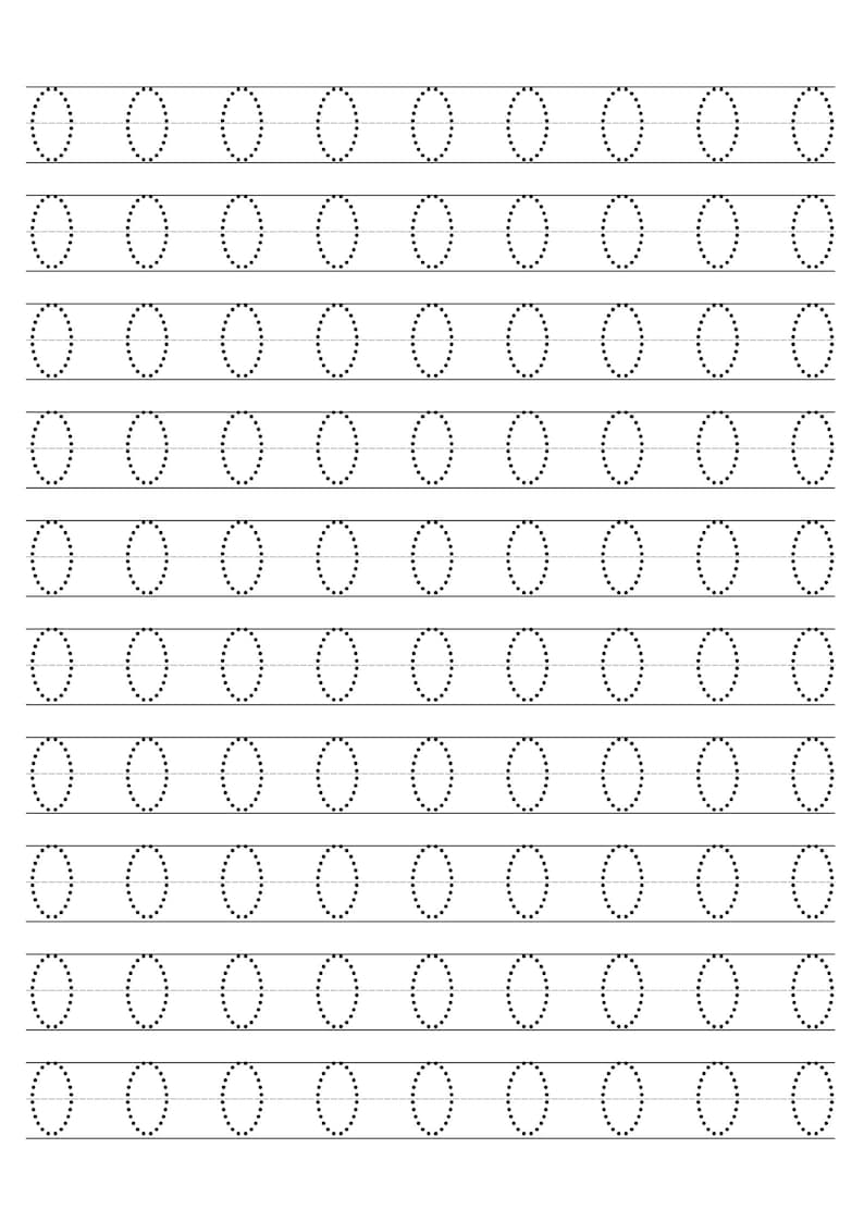 Number Tracing Worksheets 0-9 | Preschool Kindergarten PDF (digital ...