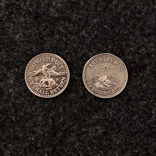 Don't Tread on Me Snake Challenge Coin EDC Every Day | Etsy