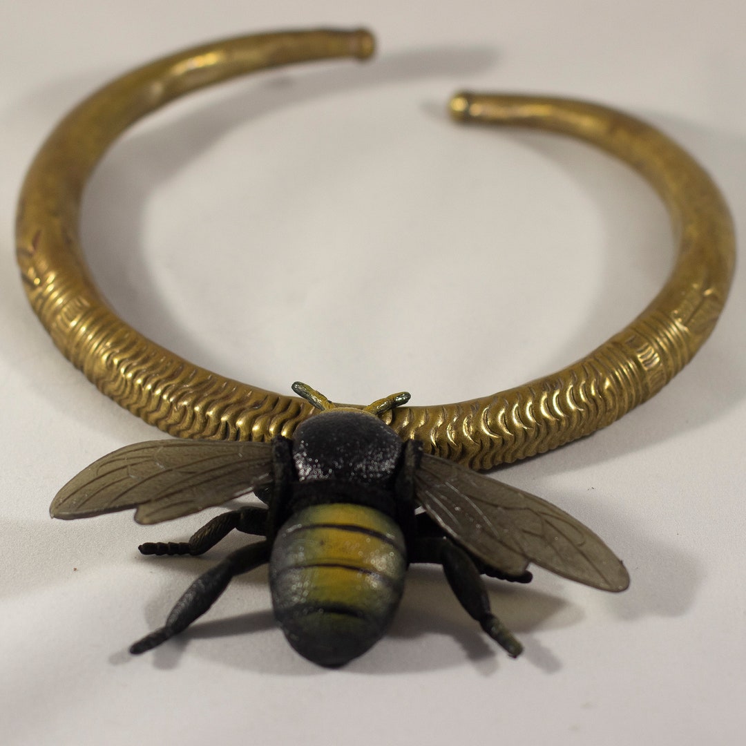 Bee Collar Torque Necklace. Classic Design, Modern Reimagined Collar ...