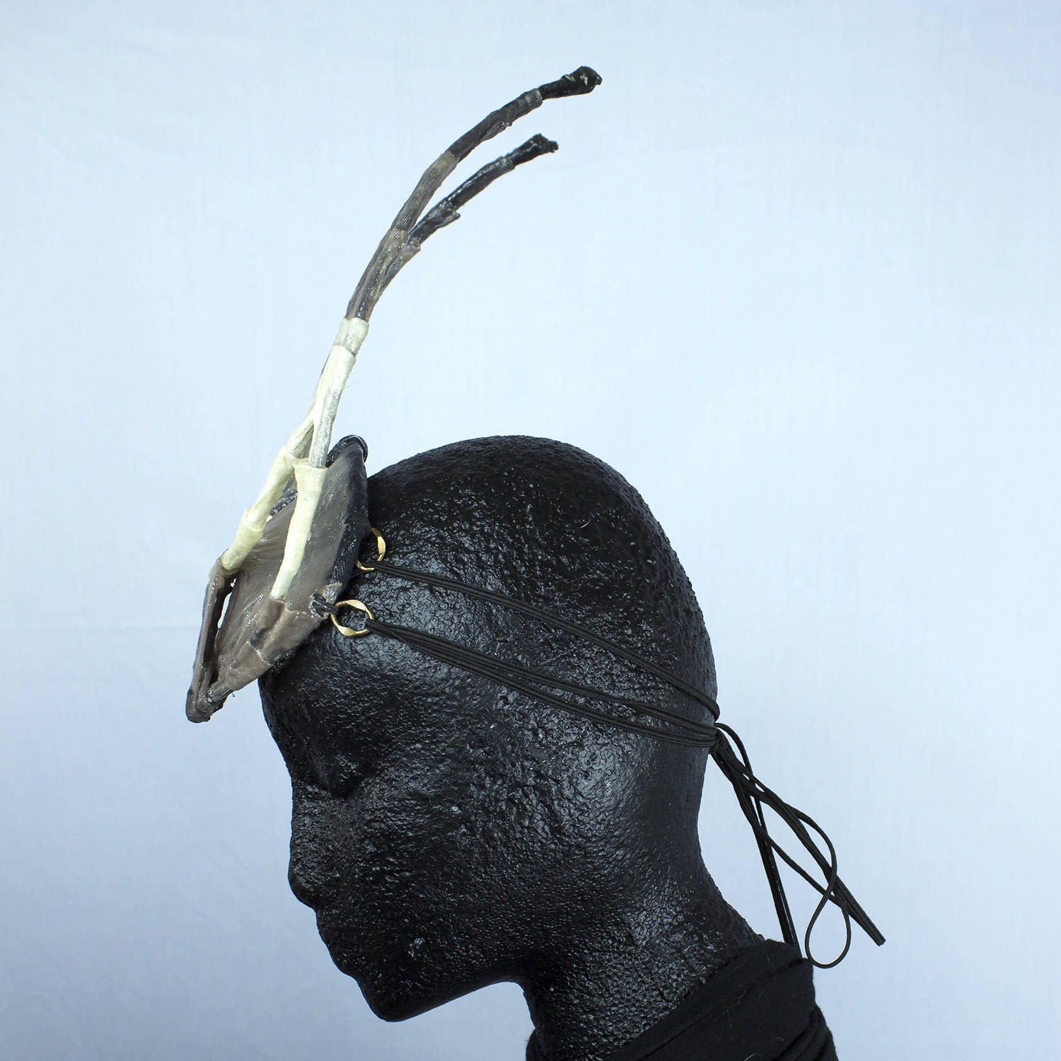 Moon Goddess Crescent Antler Crown for Burning Man. Fairy Woods Warlock ...