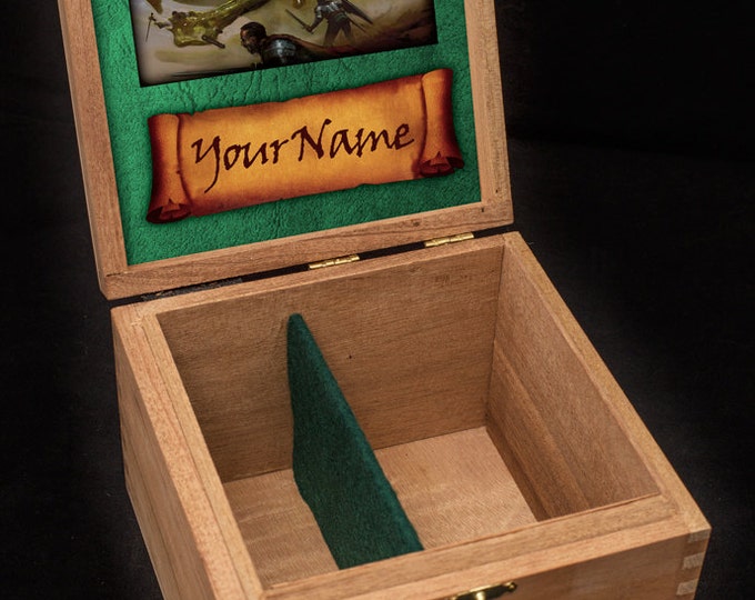 Magic the Gathering Wooden Deck Box Custom Image - Etsy