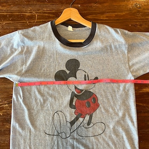 True Vintage Mickey Mouse Ringer Shirt, 1970s, the Outsiders, Disney - Etsy
