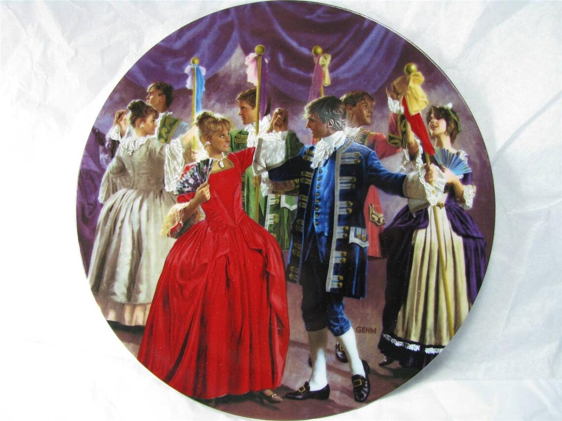 DIE ZERTANZTEN SCHUHE Charles Gehm Porcelain Art Plate # C2538 New! Mib ...