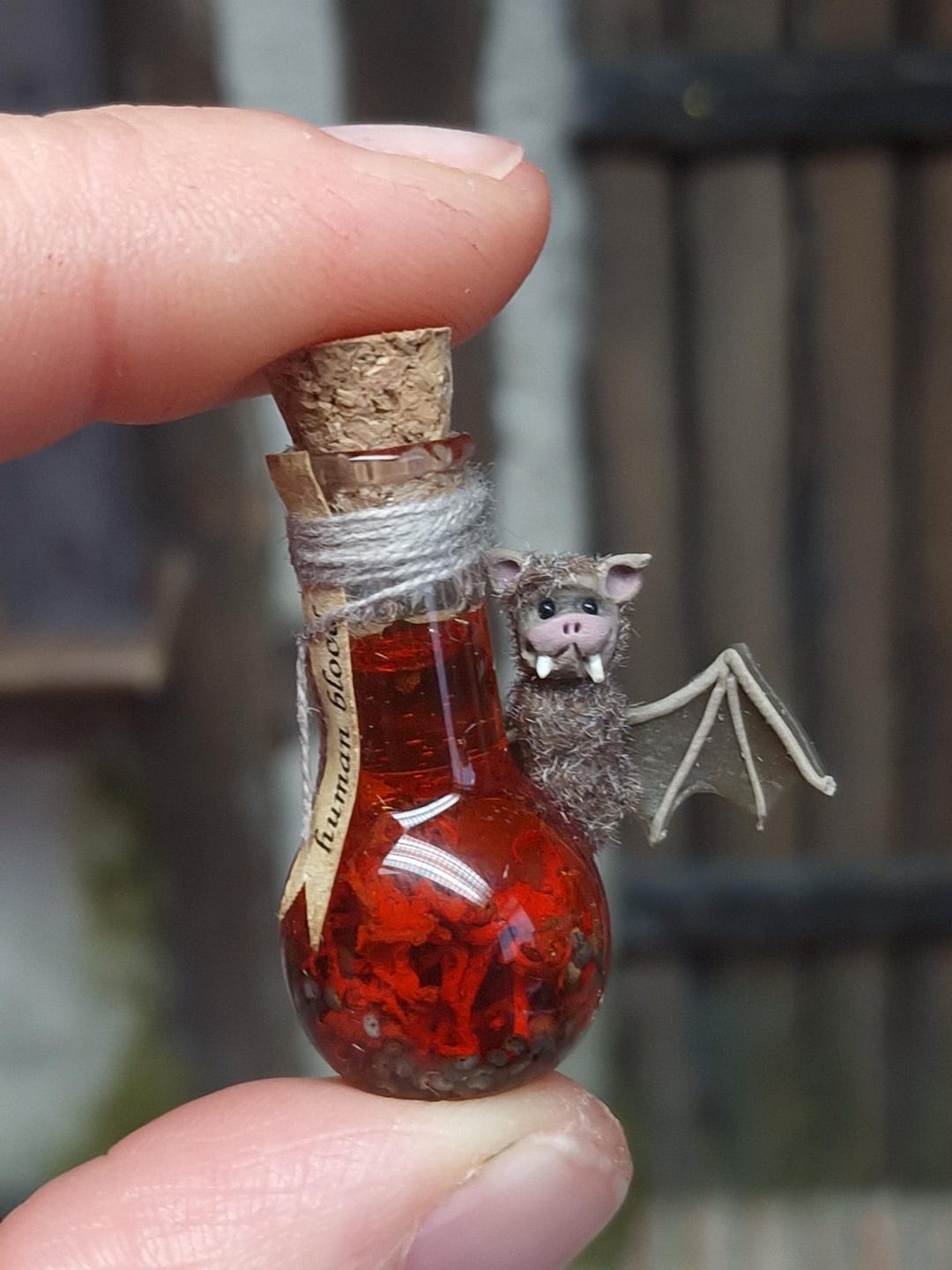 Bat on Wire Feet - Spooky Dollshouse Miniature - 12th Scale - Etsy