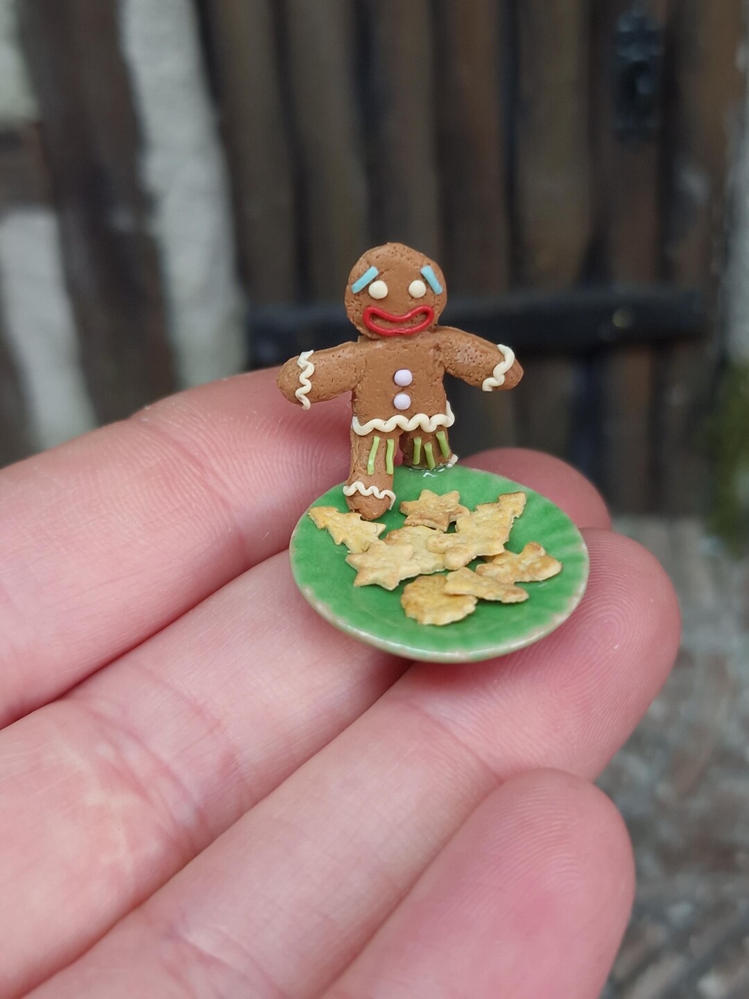 Gingerbread Man 12th Scale Miniature - Etsy