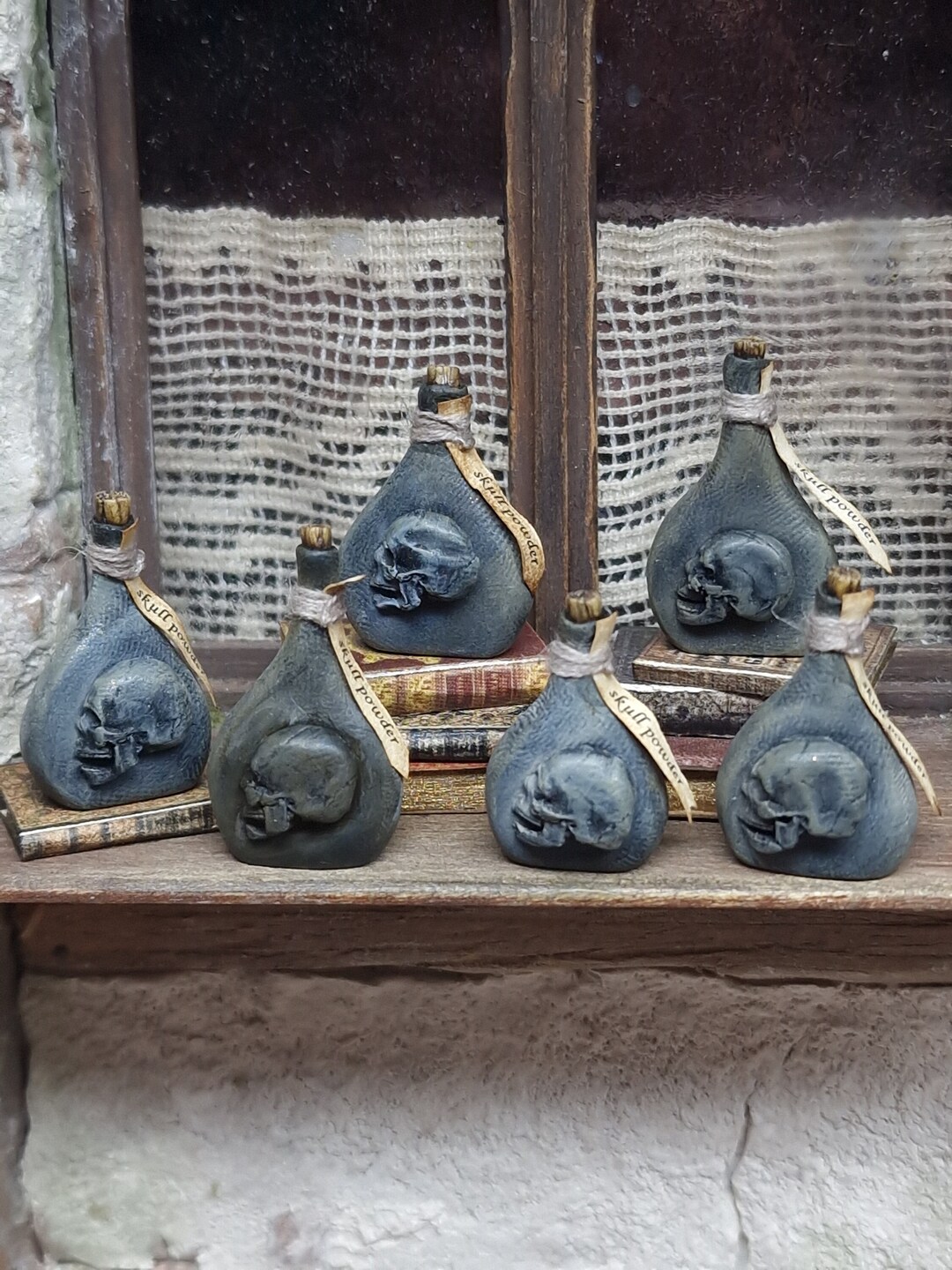 Potion Bottle "skull Powder" - 12th Scale - Etsy