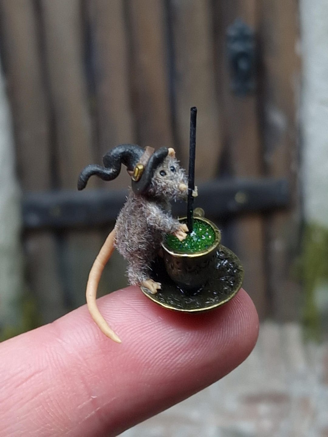 Rat / Mouse With Fur Dollshouse Miniature 12th Scale - Etsy