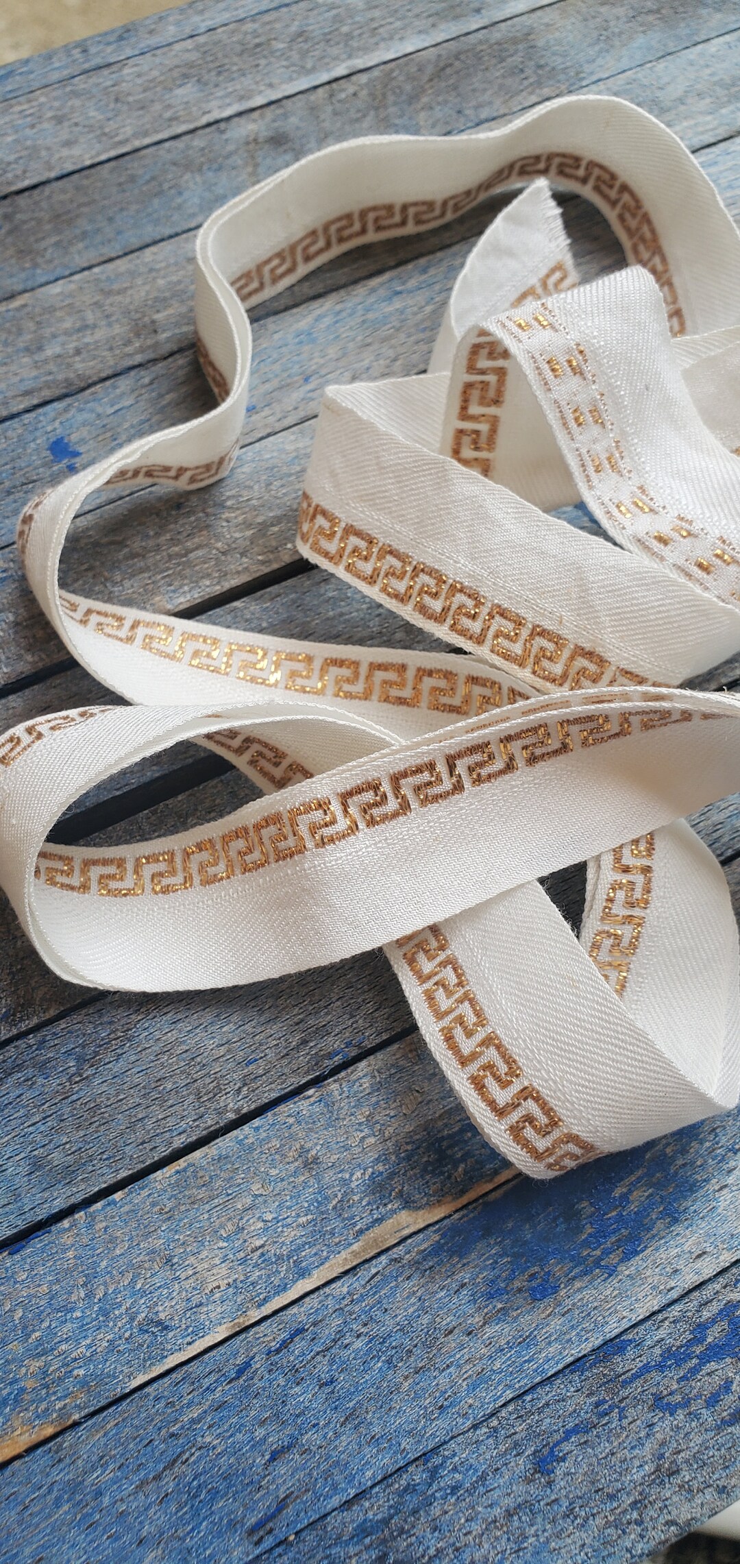 Vintage Salvaged Gold Thread Trim 1 Yrd X 5/8" - Etsy