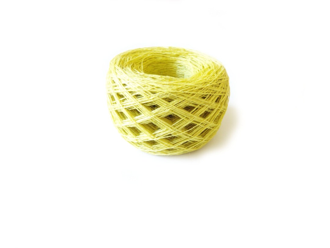 Linen Yarn, Linen Thread, Linen Natural 3 Ply Yarn, Crochet Weaving ...