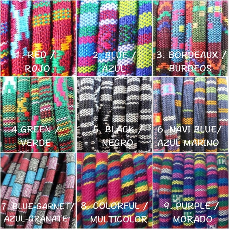 Wrap Rope Bracelet Colorful Fabric Bracelet Ethnic Jewelry - Etsy