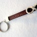 Infinity Leather Key Fob Leather Key Holder Leather Tassels - Etsy
