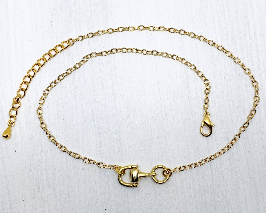 Gold Snaffle Bit Choker Collar Necklace Women - Etsy