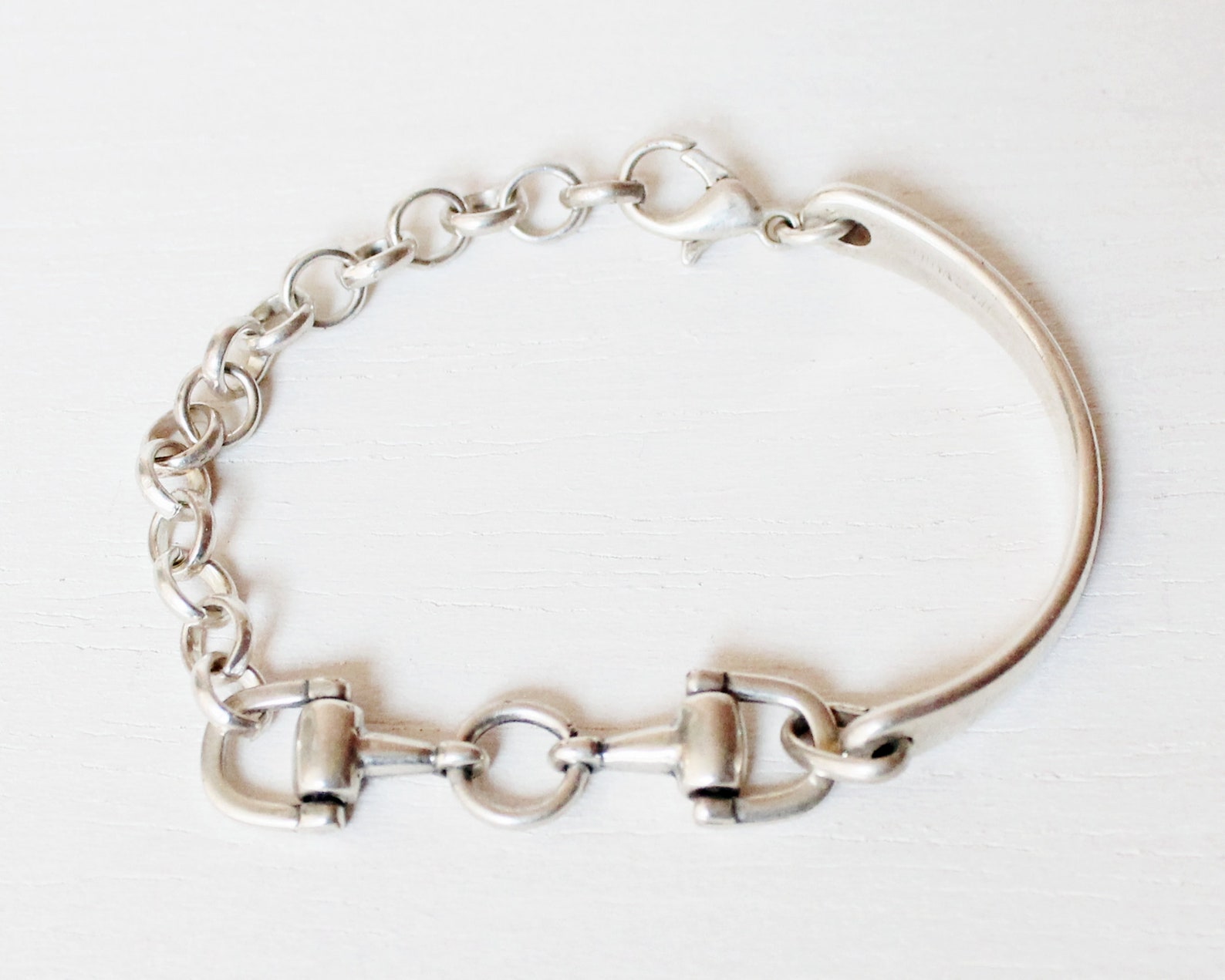 Snaffle Bit Bracelet Horse Bit Bracelet Adjustable Chain | Etsy