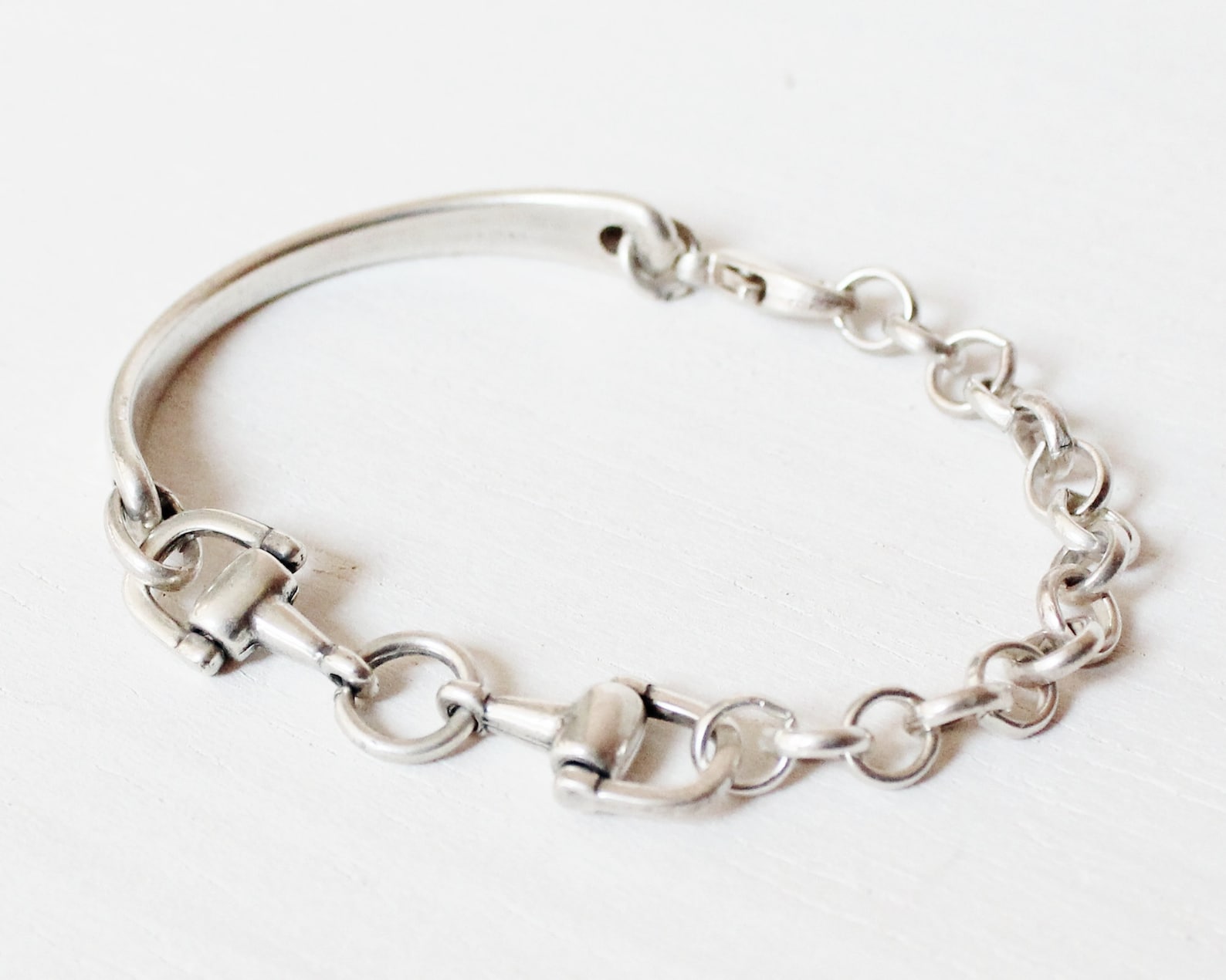 Snaffle Bit Bracelet Horse Bit Bracelet Adjustable Chain | Etsy