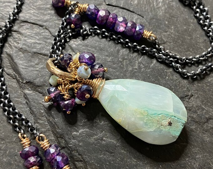 ARTISAN HANDMADE BOHO JEWELLERY BIRTHSTONE by Mollymoojewels