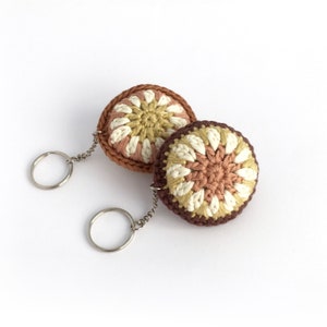 Eco-friendly Keychain Keyring Key Ring Bag Charm / Round | Etsy