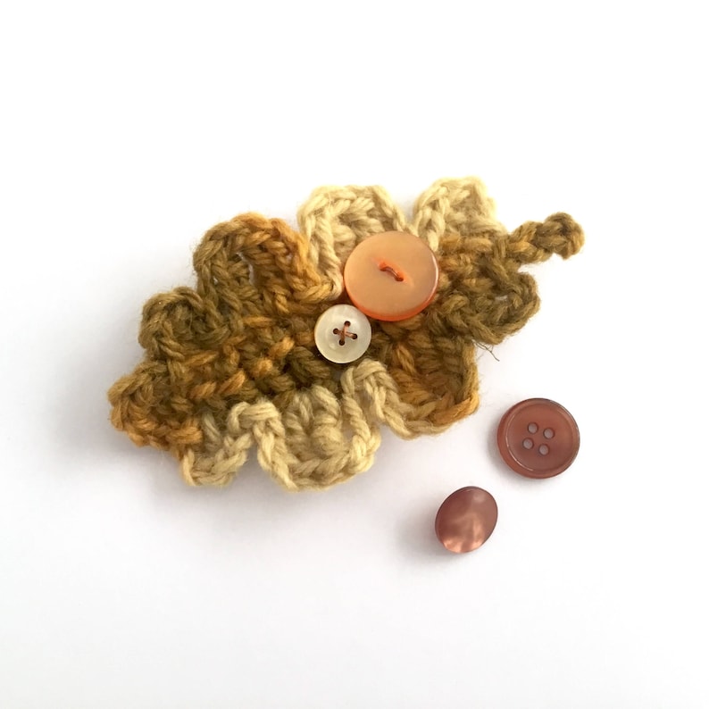 Crochet Brooch Kit / DIY Brooch Kit / Eco-friendly Craft Kit / Crochet ...