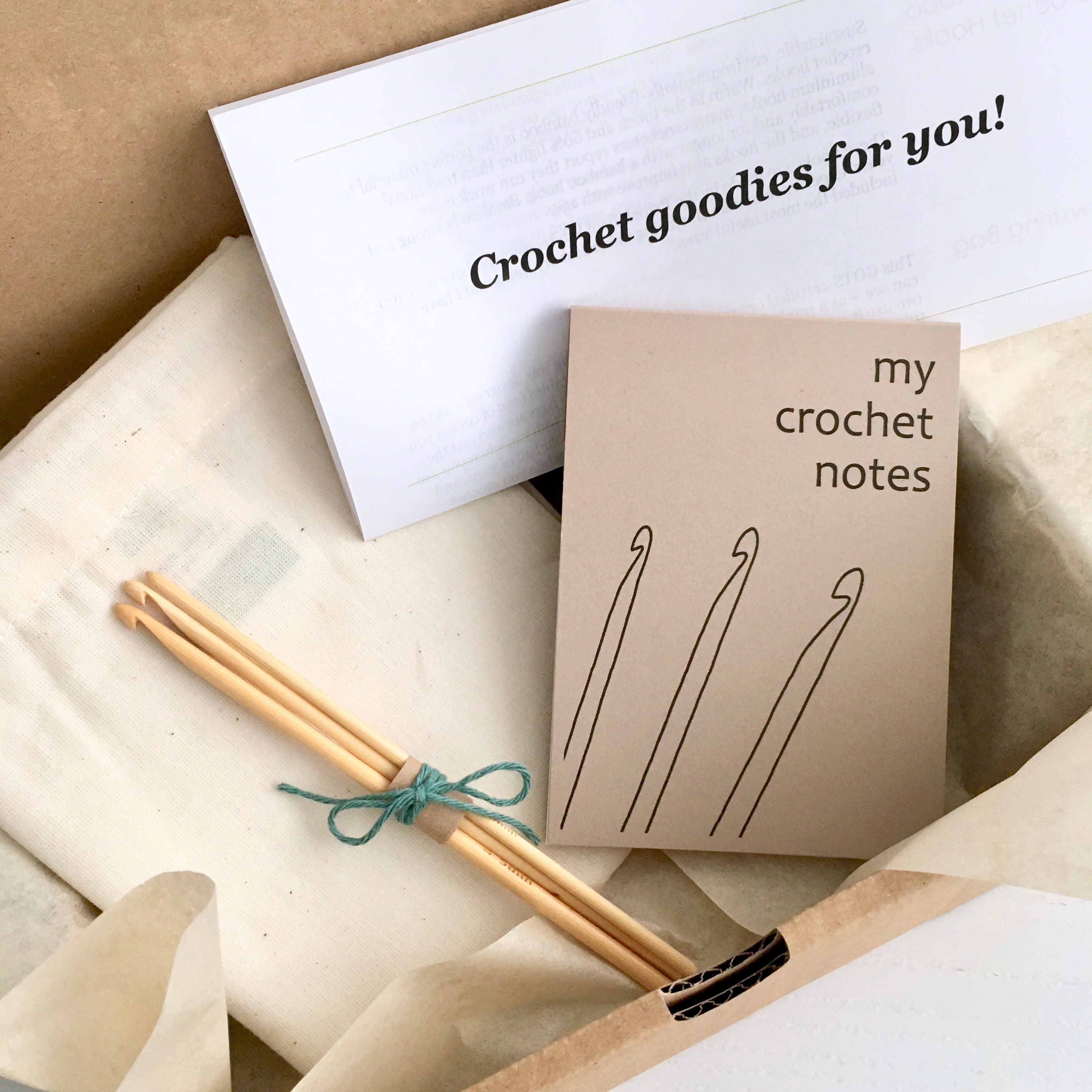 Crochet Gift Set Gift for a Crocheter Zero Waste - Etsy UK