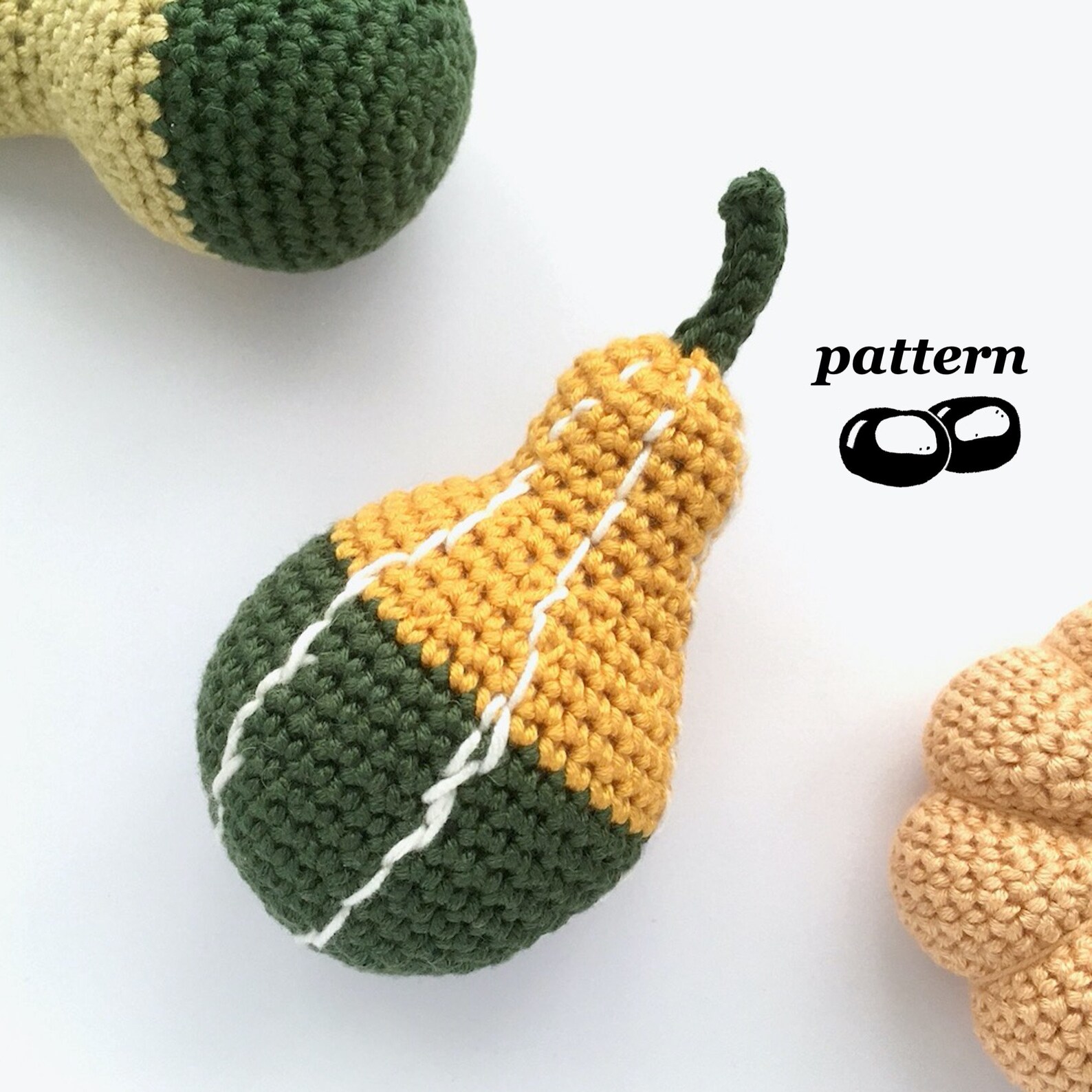 Decorative Gourd Crochet Pattern / Pear Gourd Crochet Pattern ...