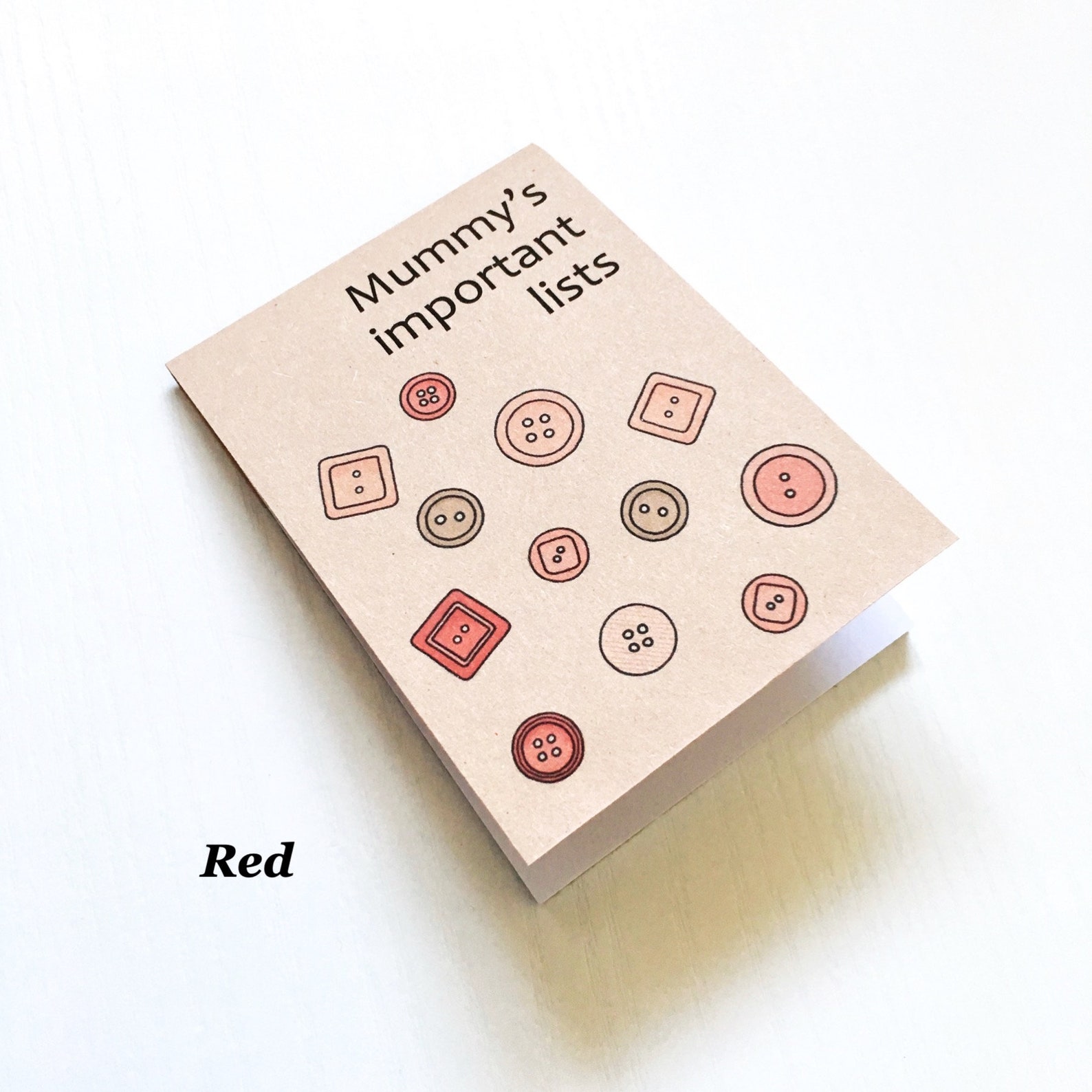 Personalised Recycled Notebook / Personalised Notepad / Mini - Etsy UK