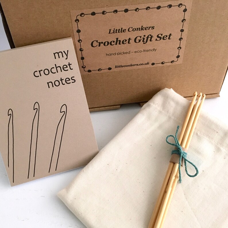 Crochet Gift Set Gift for a Crocheter Zero Waste - Etsy
