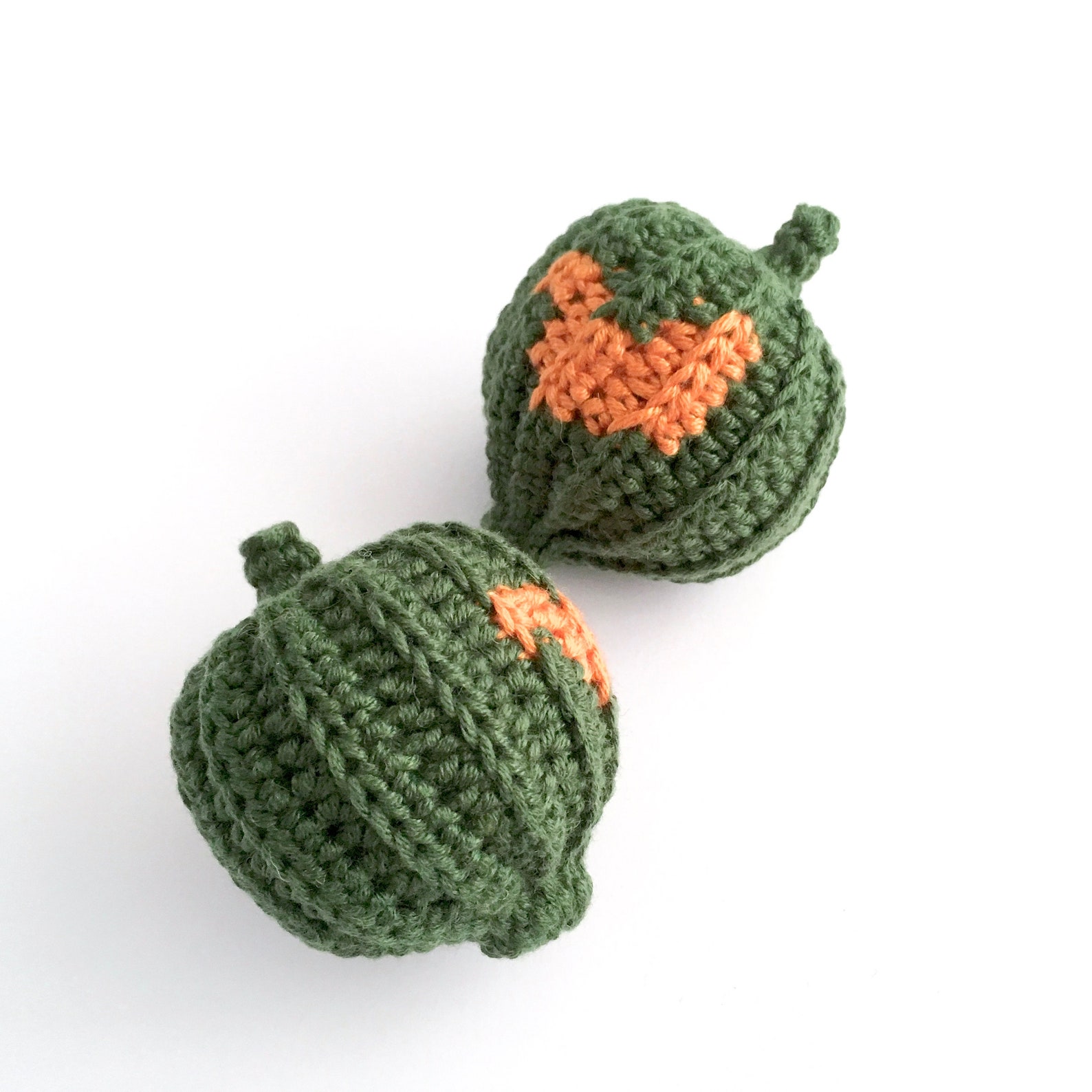 Acorn Squash Crochet Pattern / Decorative Gourd Crochet | Etsy