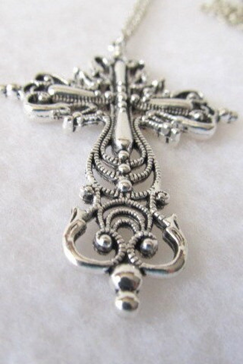 Filigree Cross Ornate Religious Symbol Rosary Cross Great - Etsy