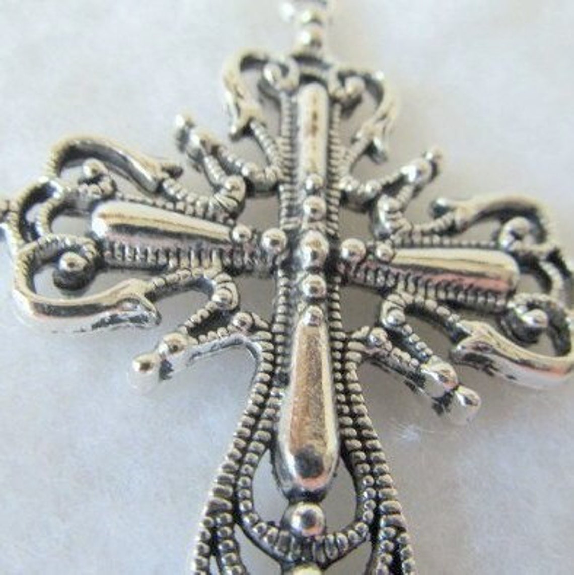 Filigree Cross Ornate Religious Symbol Rosary Cross Great - Etsy