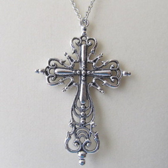 Filigree Cross Ornate Religious Symbol Rosary Cross Great | Etsy