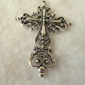 Filigree Cross, Ornate Religious Symbol, Rosary Cross, Great Gift, Lady ...