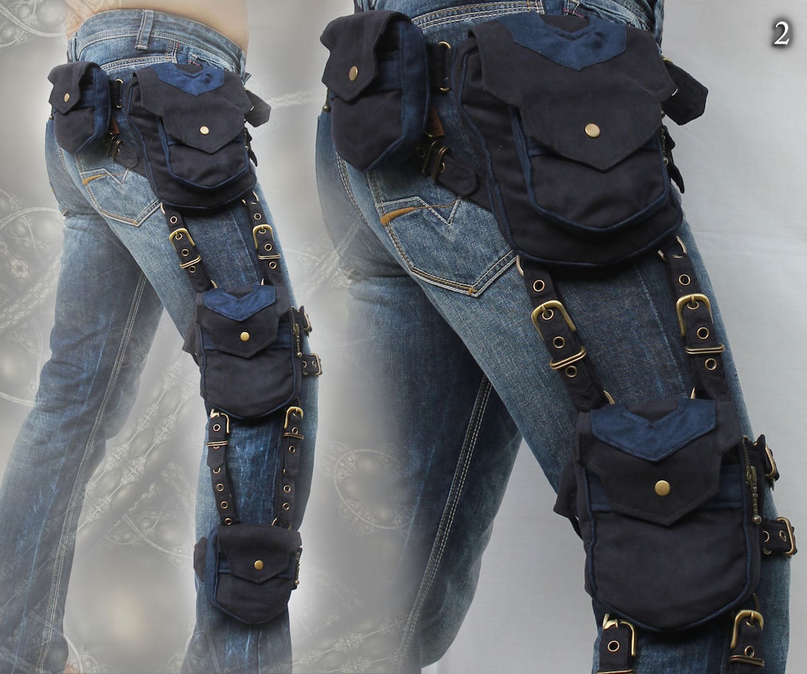 Trail Tracker Belt - Triple One Leg Pocket Grip Belt - Cosplay ...