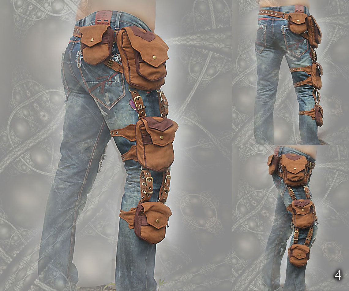 Trail Tracker Belt - Triple One Leg Pocket Grip Belt - Cosplay ...