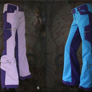 Enigma Pants - Ultimate Uv Cyber - Side Cargo Pockets - Etsy