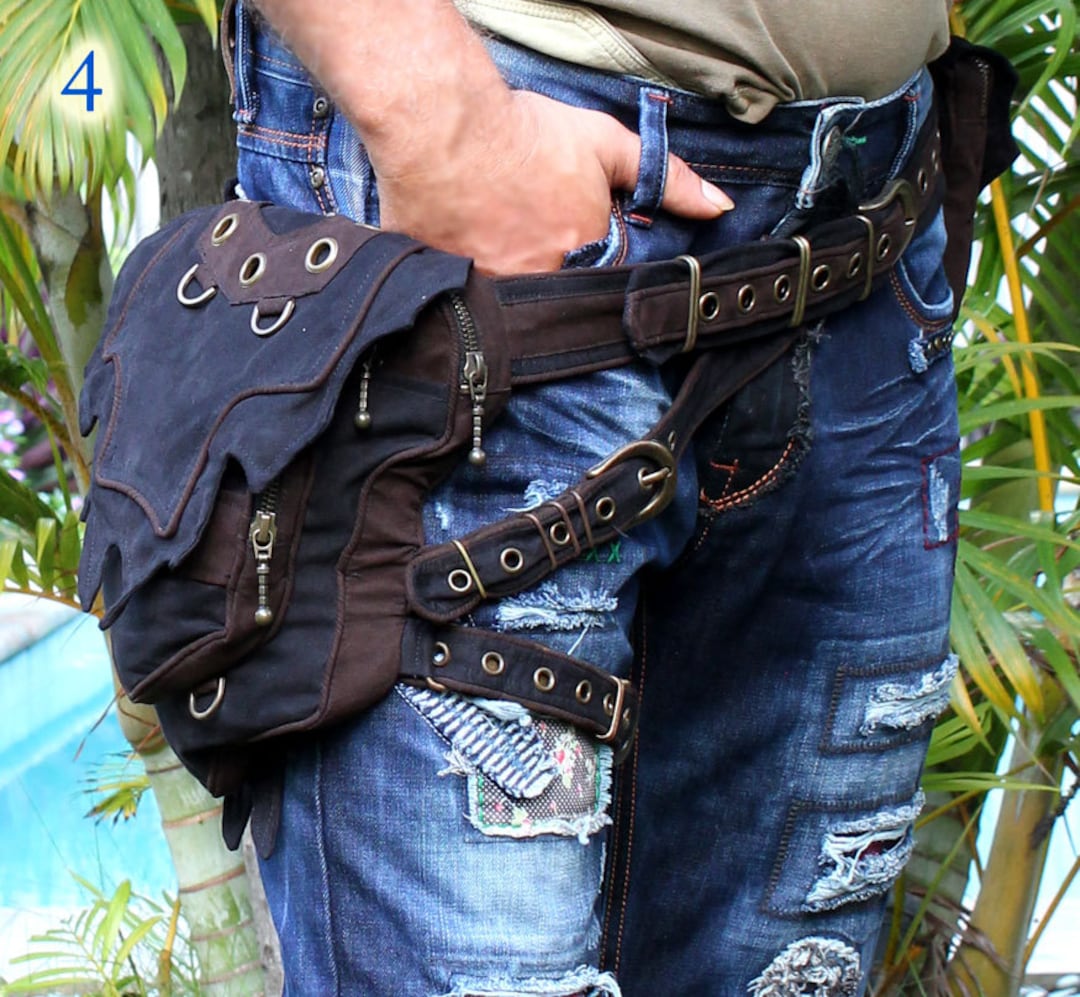 Wizard Hip Belt - With Removable Device Pocket, Pocket Waist Leg Bag - Etsy