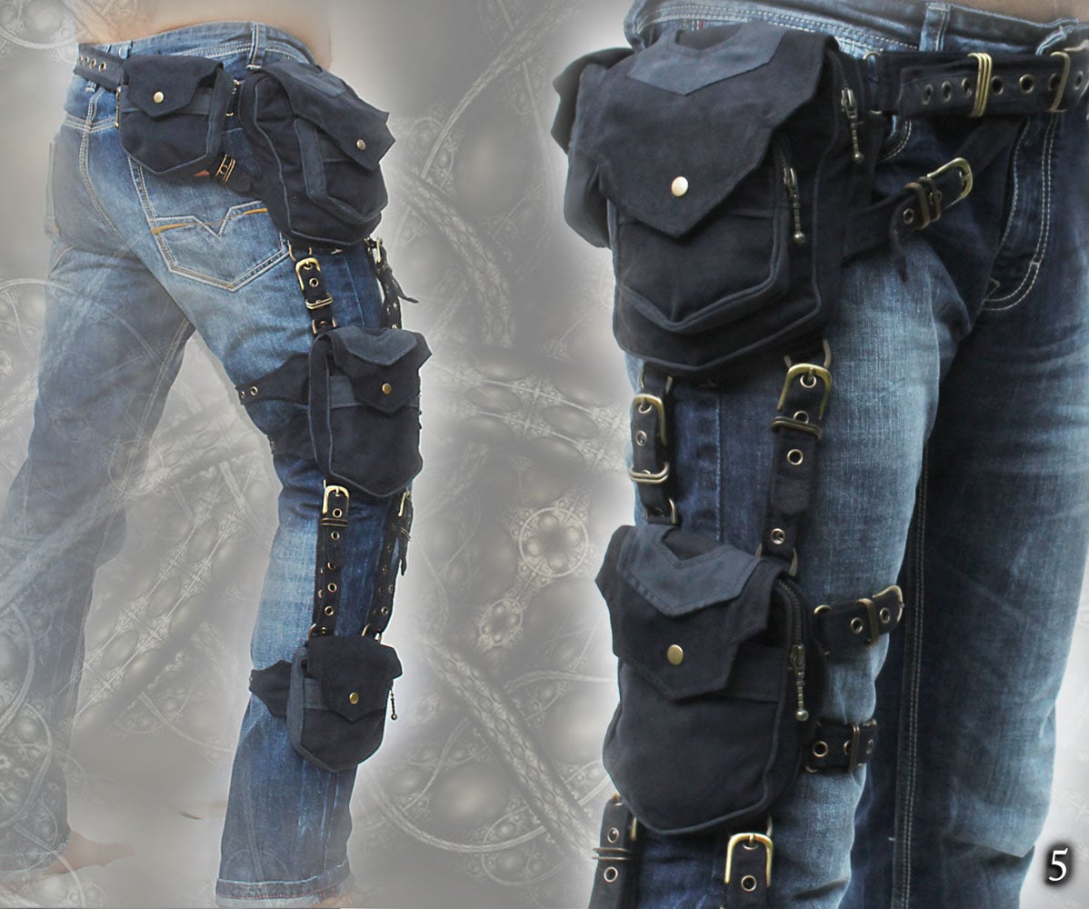 Trail Tracker Belt - Triple One Leg Pocket Grip Belt - Cosplay ...