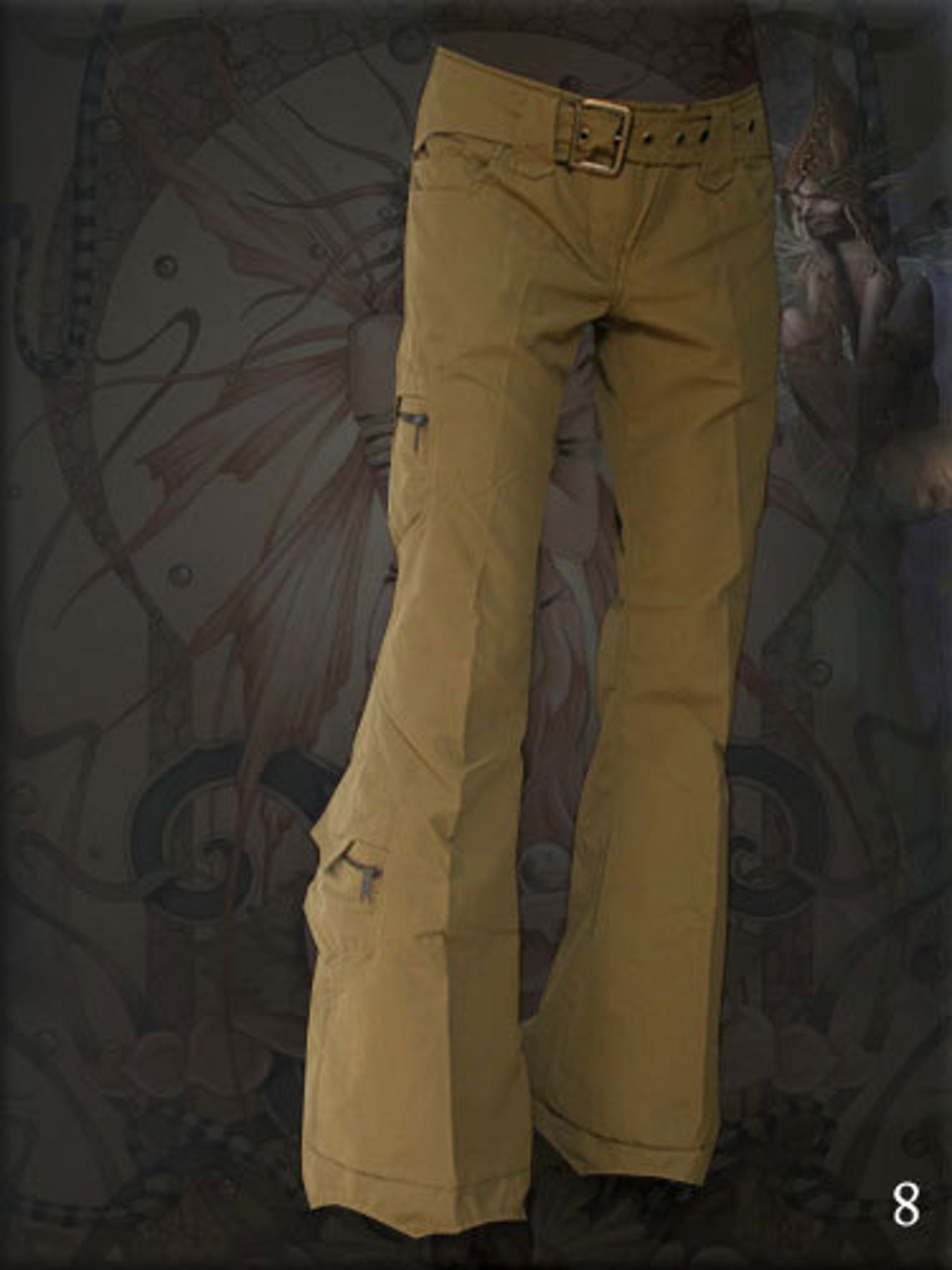 Enigma Pants - Ultimate Uv Cyber - Side Cargo Pockets - Etsy