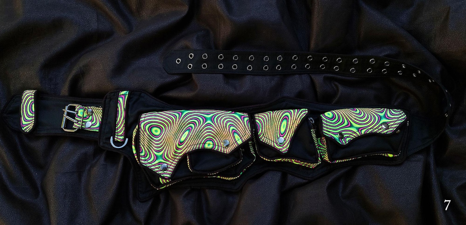 UV Neon Belt ~ Fluorescent Active Psy Party Goa Psytrance Psychedelic ...