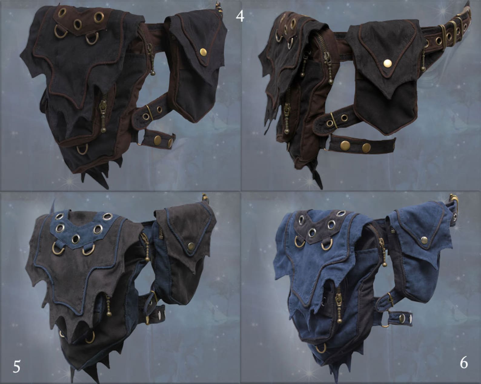 Wizard Hip Belt - With Removable Device Pocket, Pocket Waist Leg Bag - Etsy