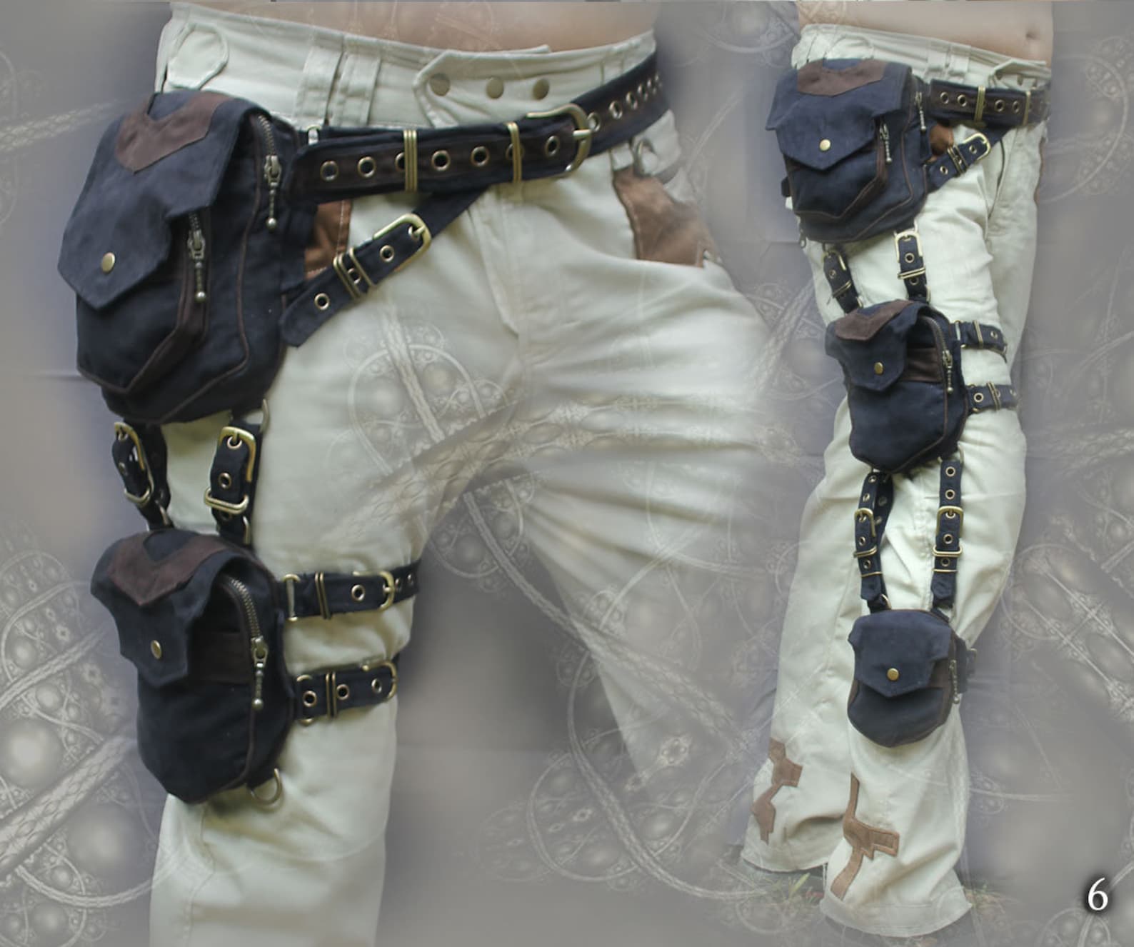 Trail Tracker Belt - Triple One Leg Pocket Grip Belt - Cosplay ...