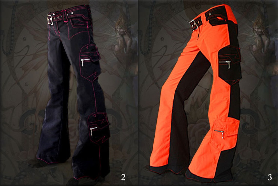 Enigma Pants - Ultimate Uv Cyber - Side Cargo Pockets - Etsy