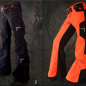 Enigma Pants - Ultimate Uv Cyber - Side Cargo Pockets - Etsy