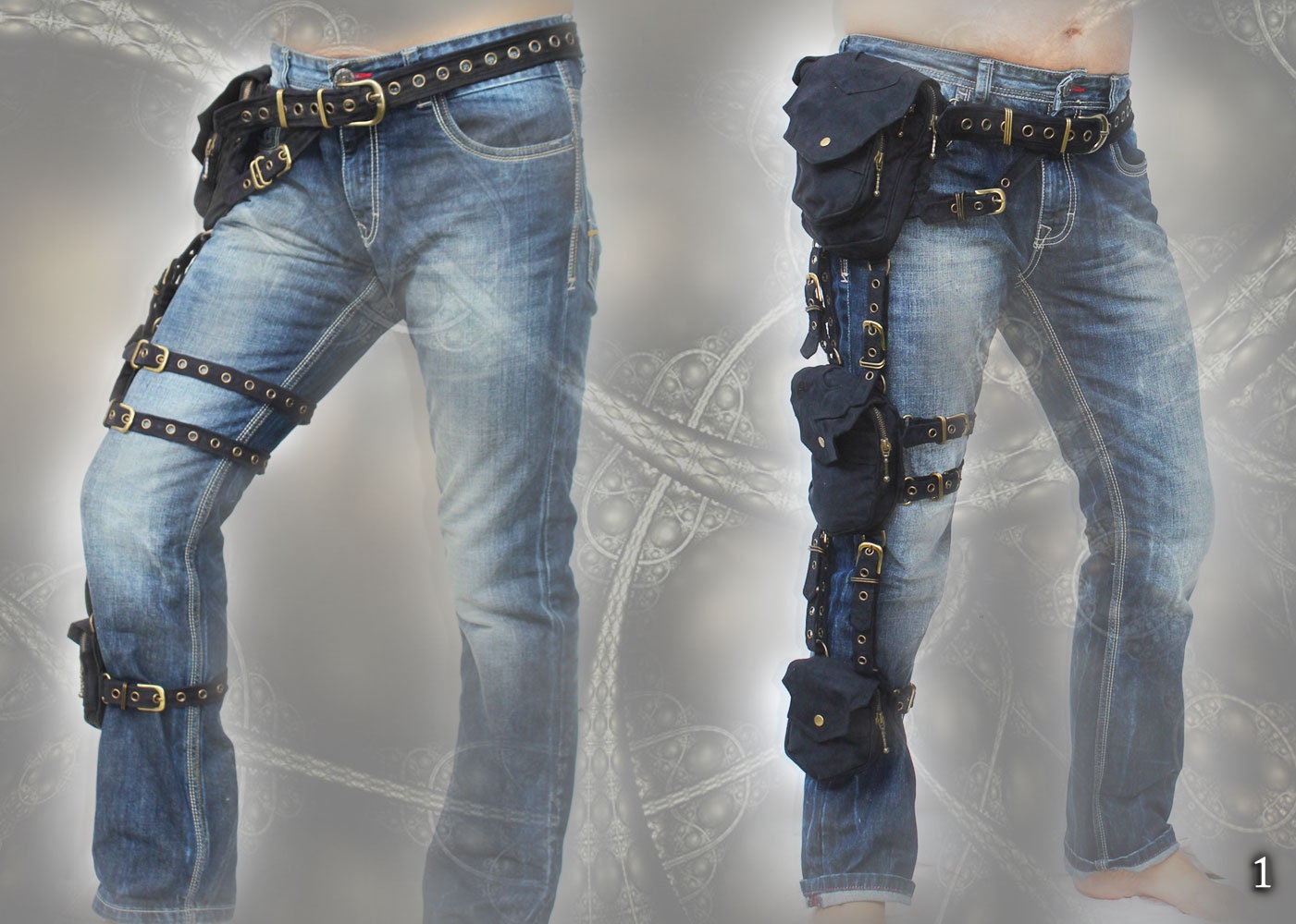 Trail Tracker Belt - Triple One Leg Pocket Grip Belt - Cosplay ...
