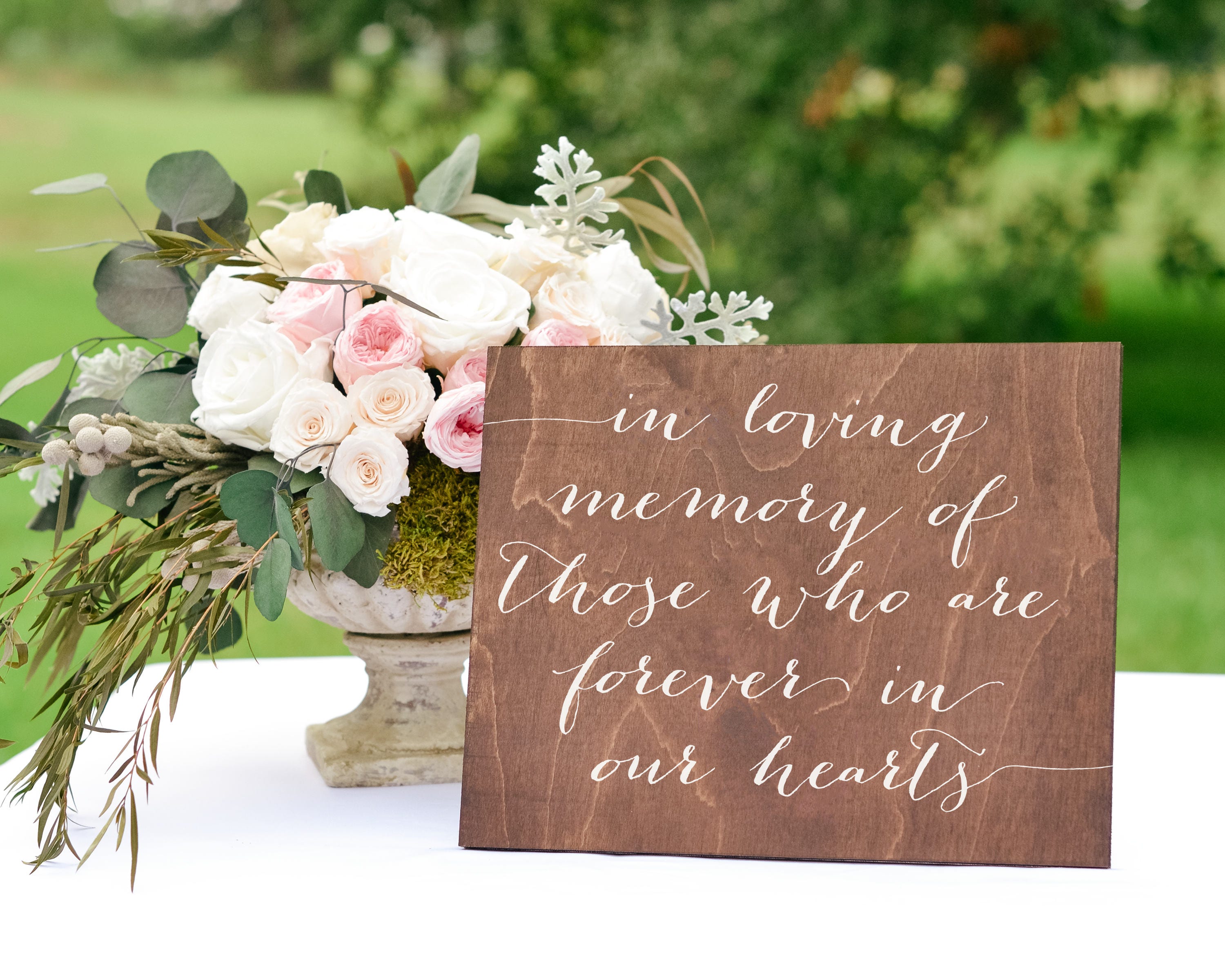 Home & Living Home Décor Wall Hangings Memory Table Sign,Memorial Sign ...